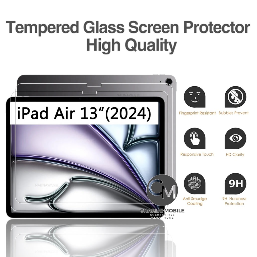 Jual Tempered glass Ipad Air 11 inch 13 Inch M2 2024 FULL COVER | Shopee Indonesia
