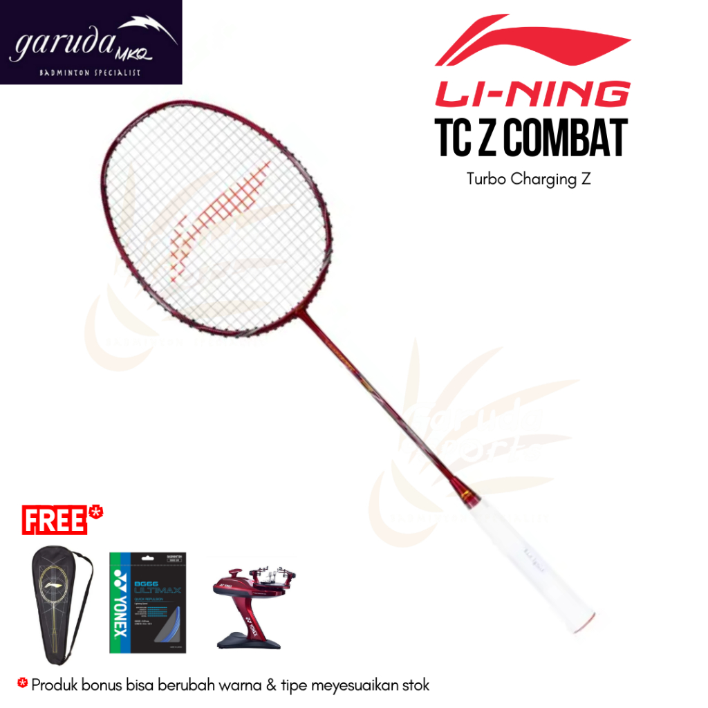 Jual Raket badminton Lining Turbo Charging Z Combat Series Red Black ...