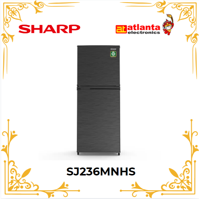 Jual Sharp Kulkas Kecil 2 Pintu Refrigerator SJ236MNHS | Shopee Indonesia