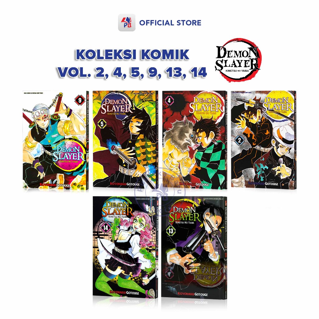Jual Komik Anime Serial Demon Slayer Kimetsu No Yaiba Original Karya ...