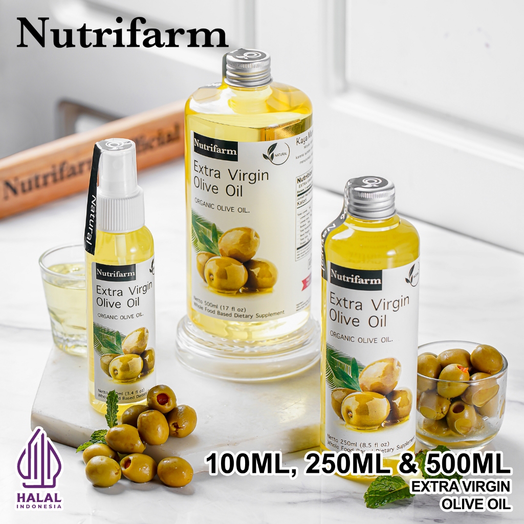 Jual Nutrifarm Olive Oil 100ml 250ml | Shopee Indonesia
