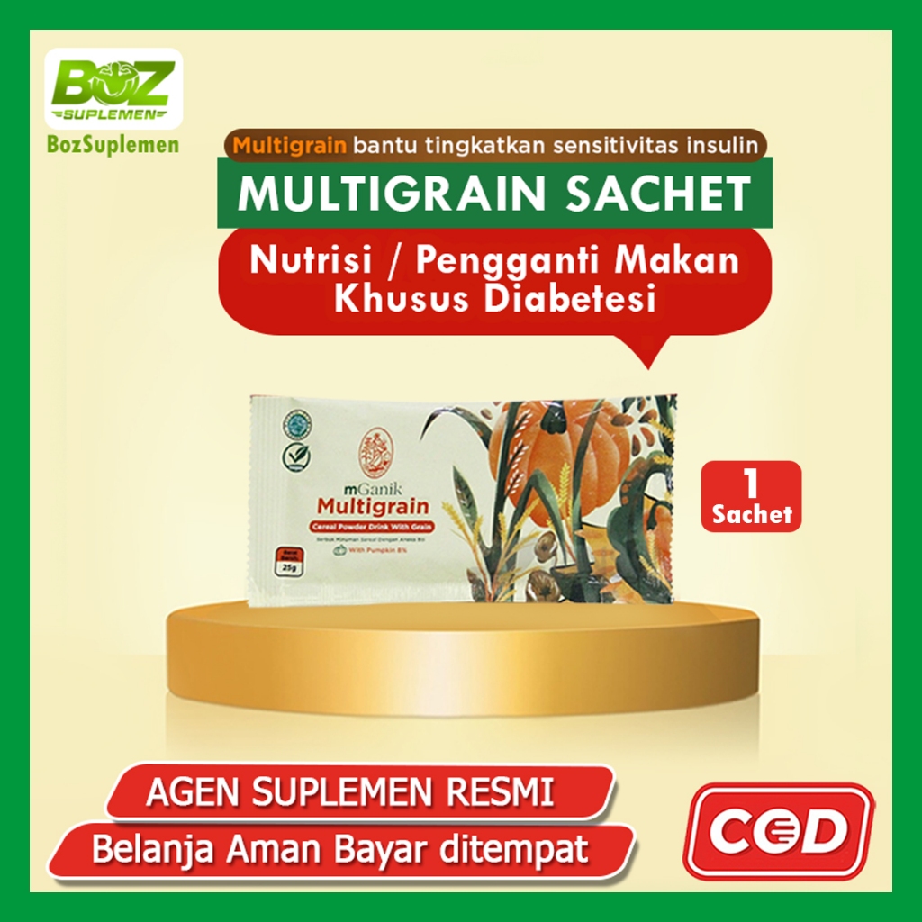 Jual Mganik Multigrain Diabetesi (Sachet) Original | Shopee Indonesia