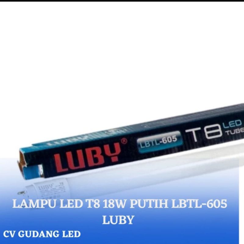 Jual LAMPU LED T8 LAMPU TL 18W PUTIH - LUBY LBTL 605 | Shopee Indonesia