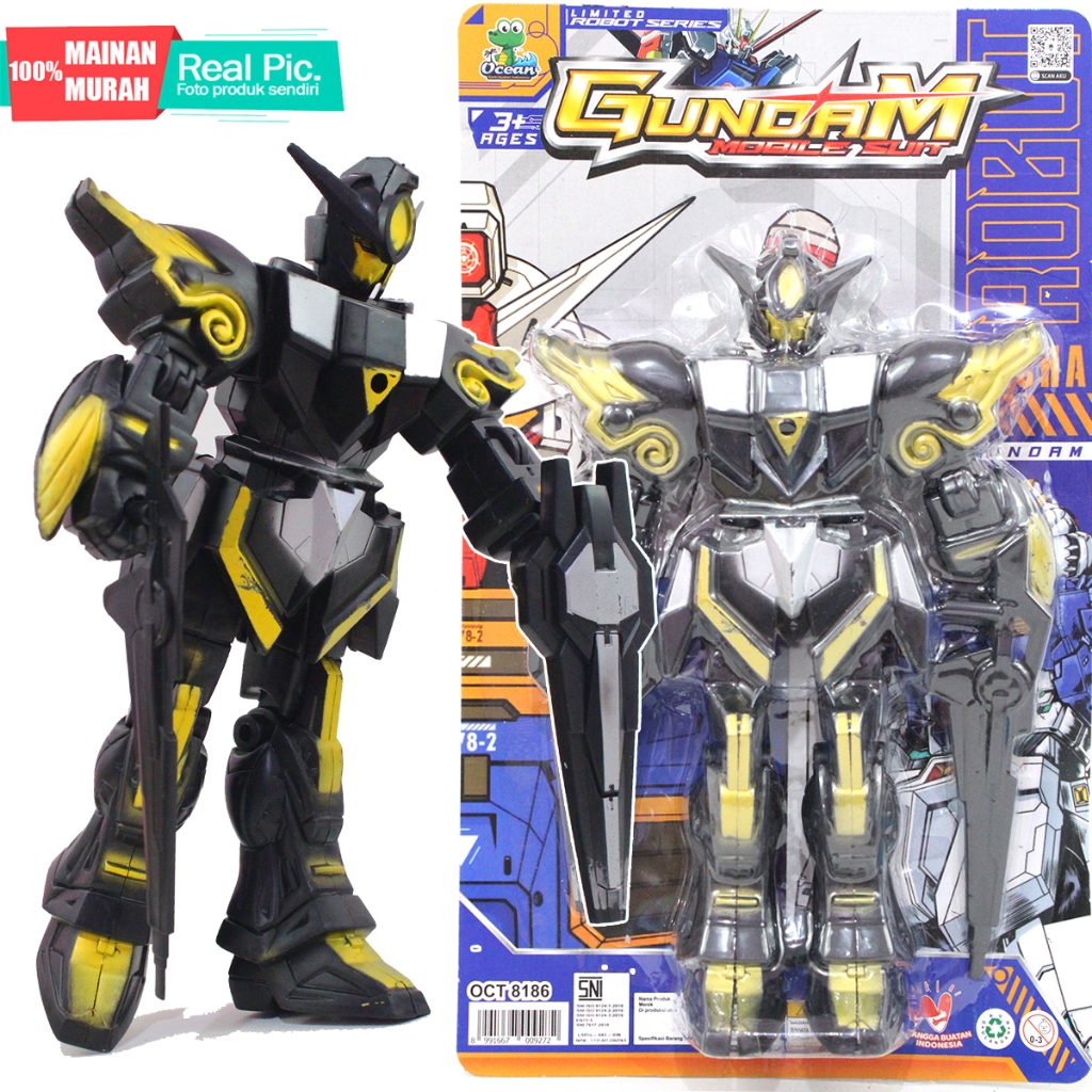 Jual MAINAN ROBOT GUNDAM MOBILE SUIT OCT8186 MECHA ROBOT MILITER ...