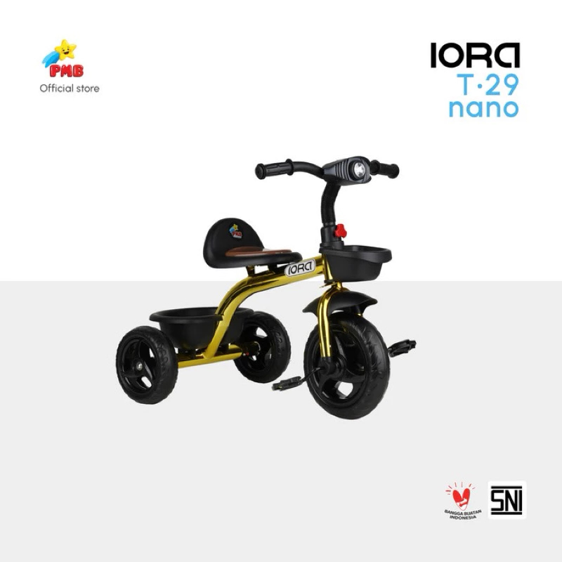 Jual SEPEDA RODA TIGA MUSIC DAN LAMPU \\ TRICYCLE ANAK ADA DORONGAN DAN KERANJANG MAINAN ...