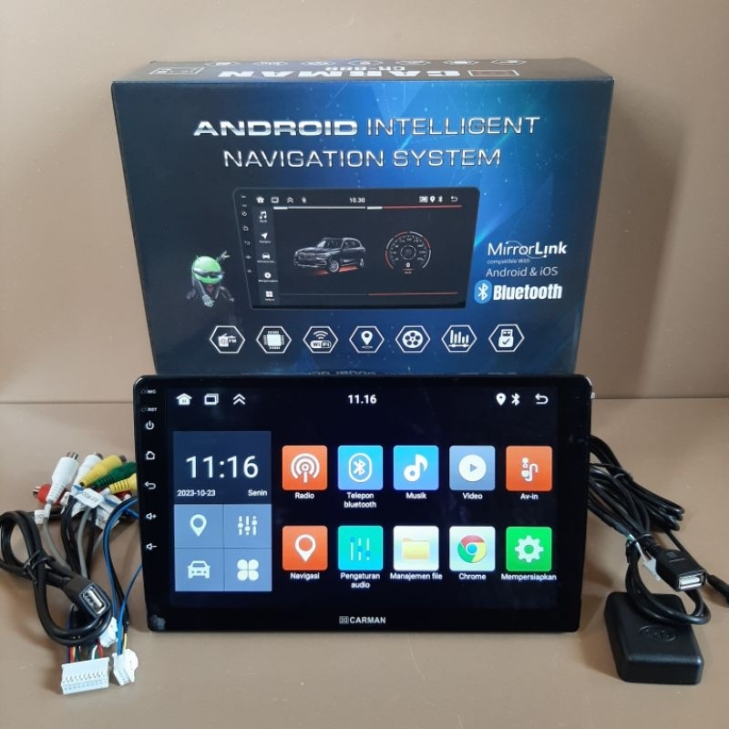 Jual HEAD UNIT ANDROID 10 INCH RAM 2/32 GB ANDROID 10" CARMAN TERBARU ...