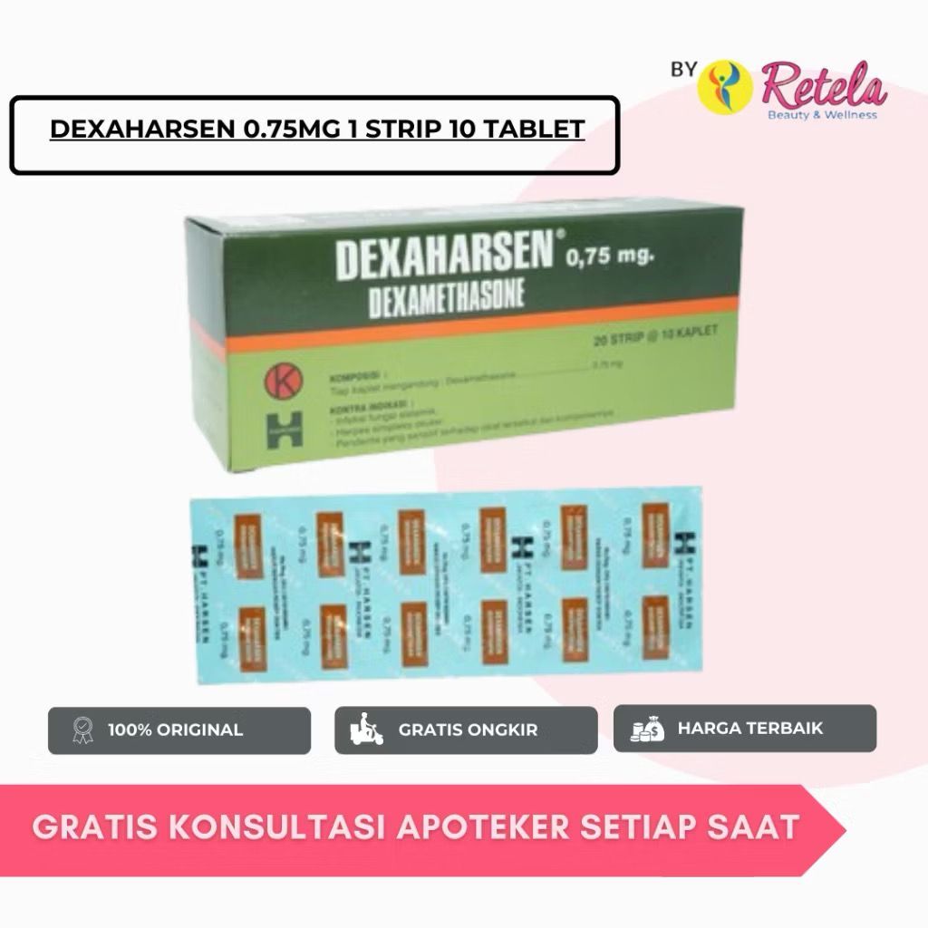 Jual DEXAHARSEN 0,75 MG 1 BOX | Shopee Indonesia