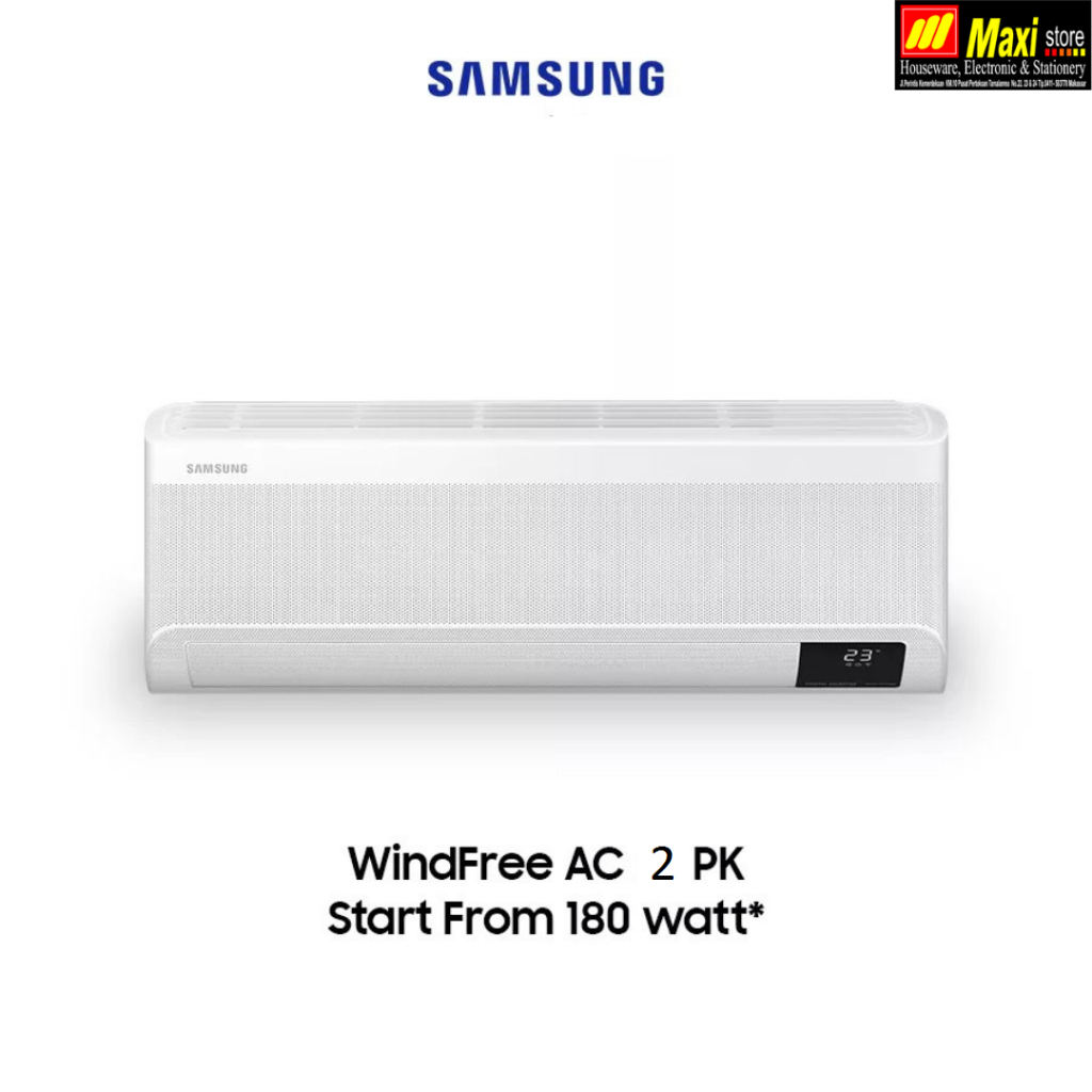 Jual Samsung AR18BYFANWKNSE AC WindFree Lite w/ Digital Inverter 2 PK ...