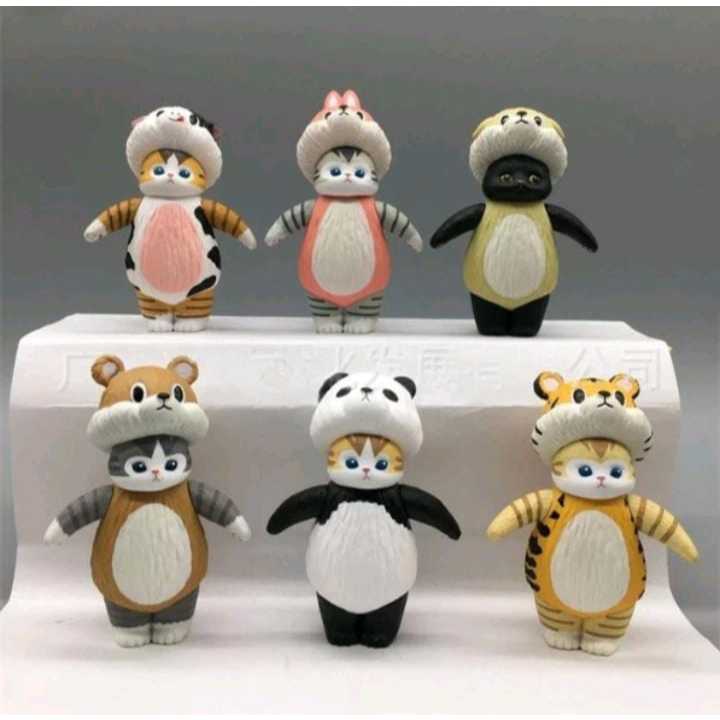 Jual Figure blind box mofusand kucing kostum panda dll RANDOM SATUAN ...
