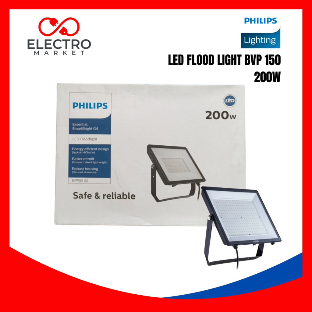 Jual PHILIPS Lampu Sorot Flood Light BVP150 200W 200Watt LED200/CW PSU 200W SWB G3 GM | Shopee ...
