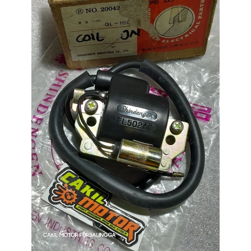 Jual coil shindengen honda gl 100 125 cg100 125 original shindengen ...