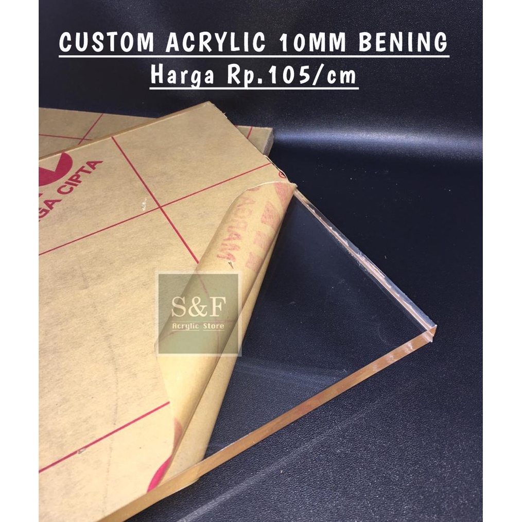 Jual Potongan Harga AKRILIK 1MM BENING UKURAN 2x2 AKRILIK TRANSPARAN ...