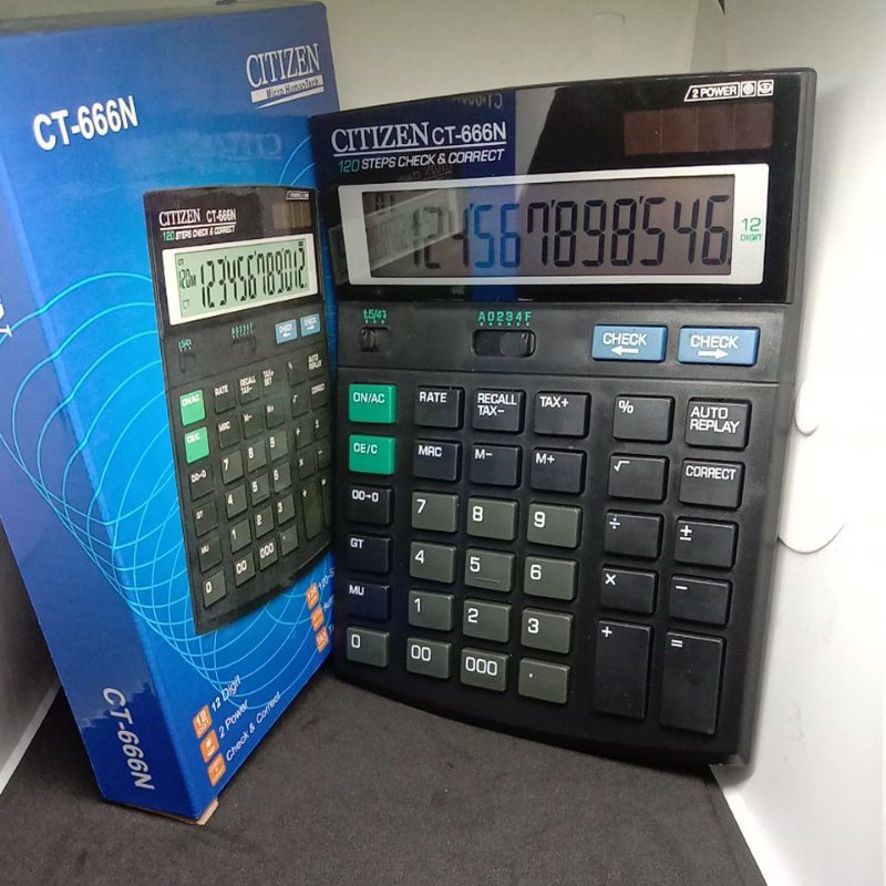 Jual Calculator Citizen (CT-666N) | Shopee Indonesia