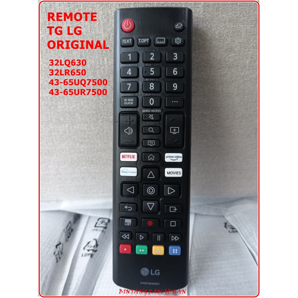 Jual REMOTE TV LG ORIGINAL - REMOTE SMART TV LG ORIGINAL | Shopee Indonesia