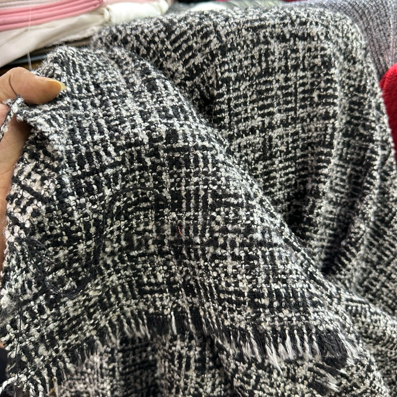Jual kain Tweed akrilik import tebal harga per meter | Shopee Indonesia
