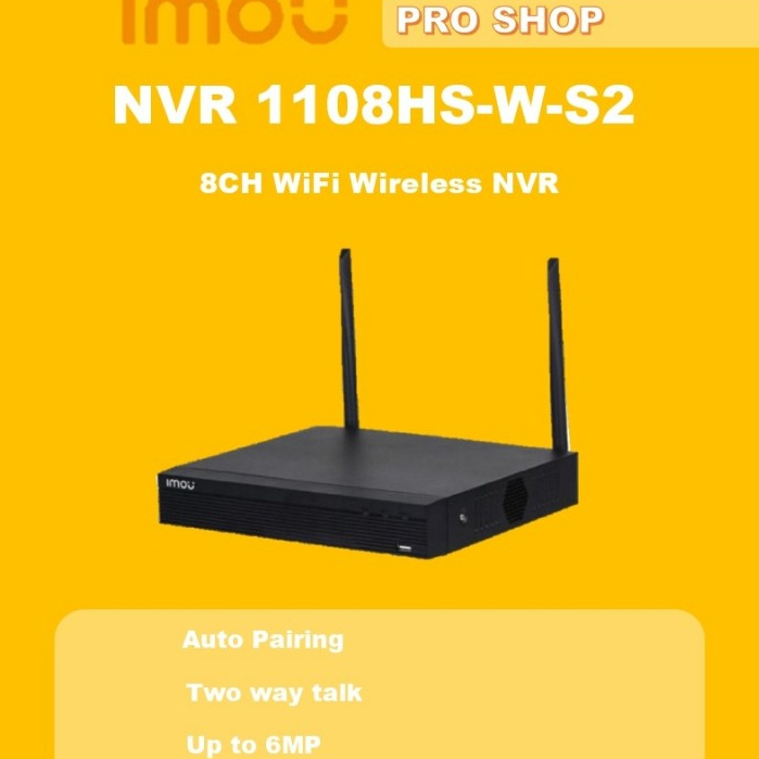 Jual Imou NVR Wireless / WiFi Recorder 8 Channel Garansi Resmi 1108HS-W ...