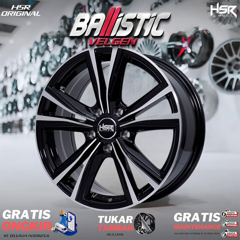 Jual Velg Racing Mobil Innova, Rush, Ertiga DLL Ring 17 Lubang Baut 5X114,3 Velg Original HSR ...