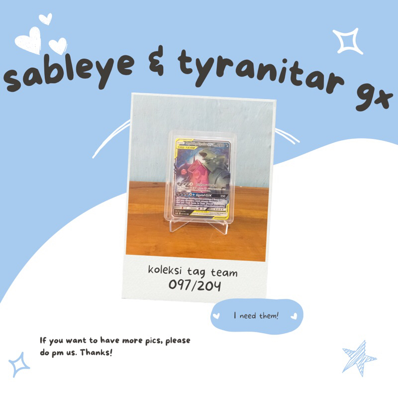 Jual Mega Sableye & Tyranitar GX RR AC3B 097/204 Pokemon TCG Indonesia | Shopee Indonesia