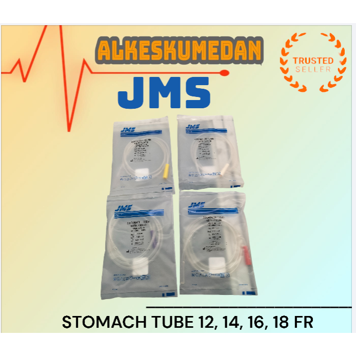 Jual Stomach Tube JMS 12,14, 16,18 FR 120Cm/NGT Selang Makan JMS Nomor 12,14,16 18 FR PERPCS ...