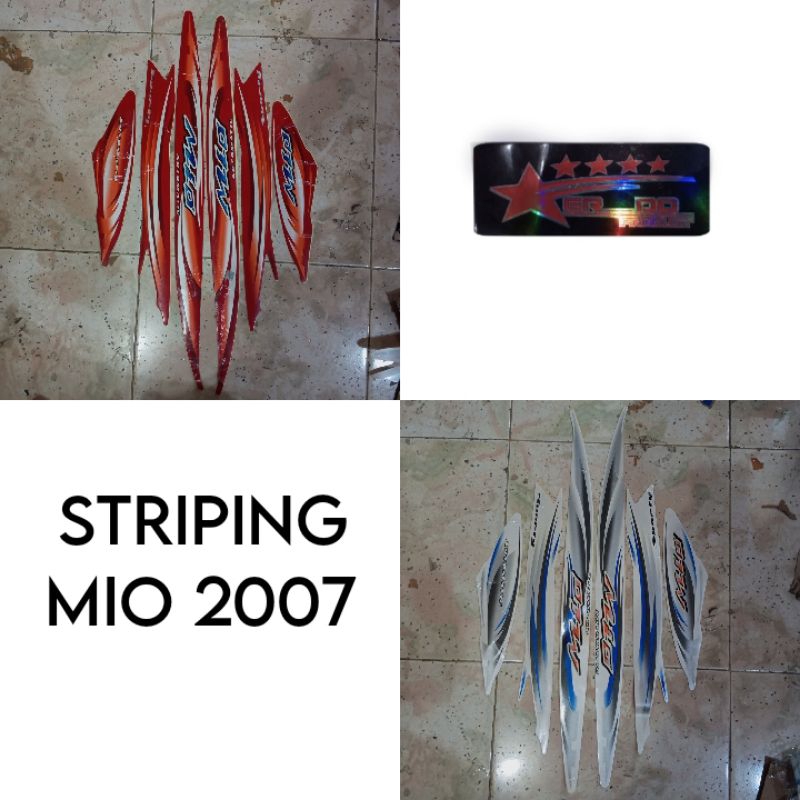 Jual Stiker Lis Striping Yamaha Mio Sporty Tahun 2007 | Shopee Indonesia