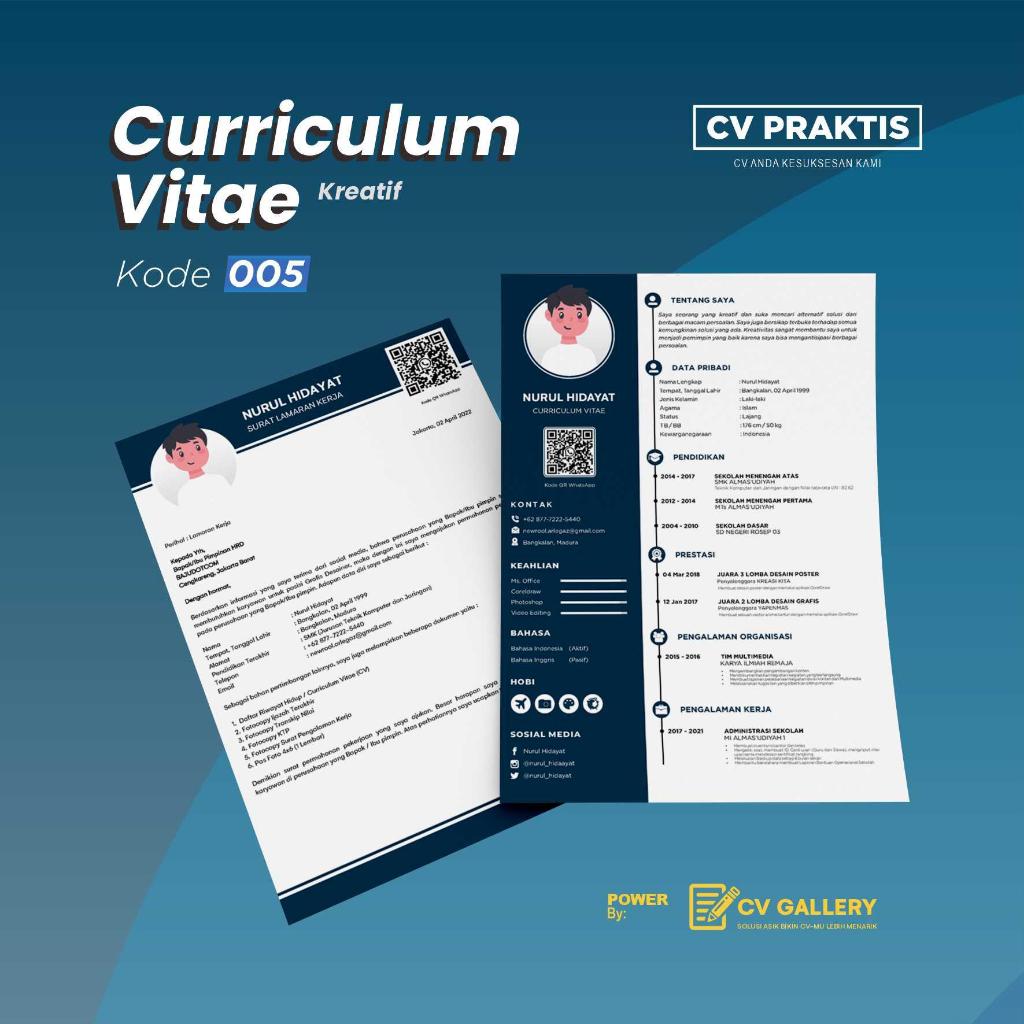 Jual DESAIN 005 | CV KREATIF | CURRICULUM VITAE | RESUME | CV PROFESIONAL | DAFTAR RIWAYAT HIDUP ...