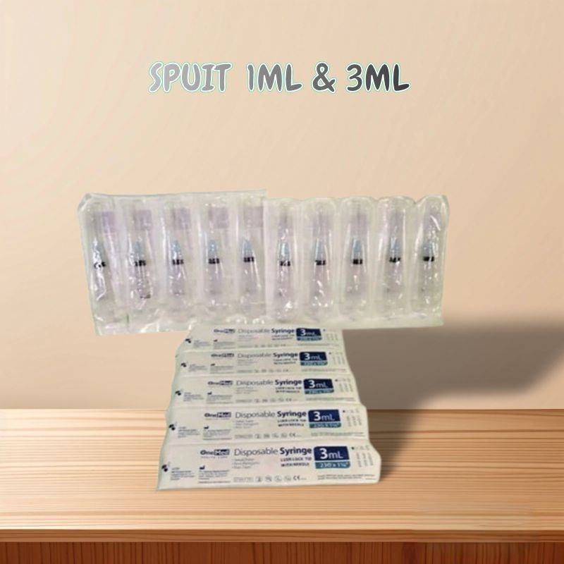 Jual Spuit Suntikan Syringe Onemed Ukuran 1ml & 3ml & 5ml | Shopee ...