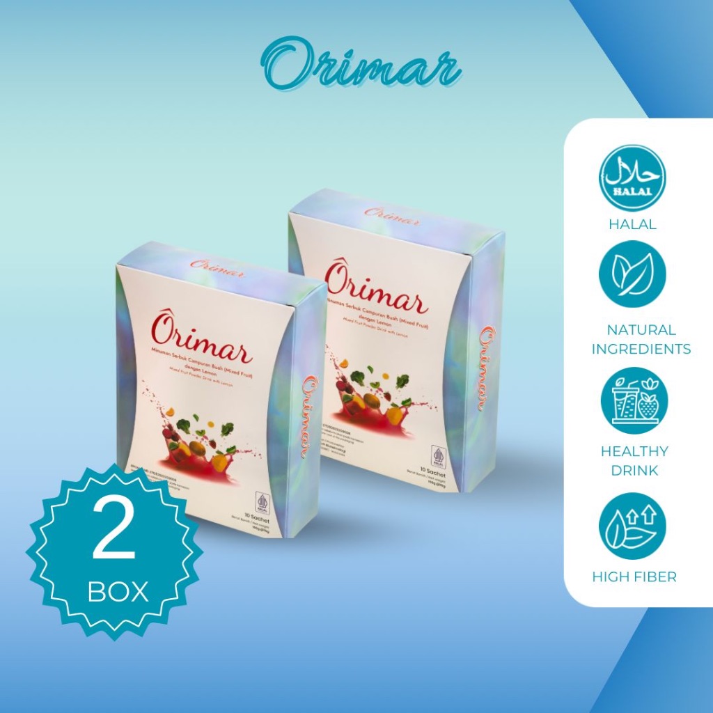 Jual Orimar Fiber - Minuman Diet Penurun Berat Badan & Detox (Paket 2 Box) | Shopee Indonesia