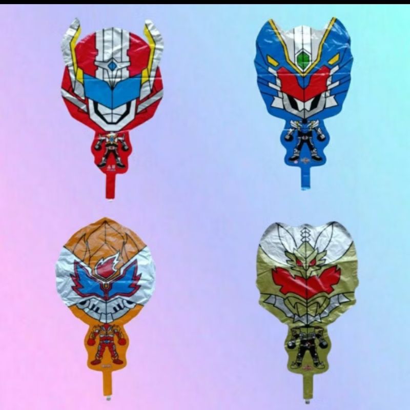 Jual (1pack=50pc) KEPALA ROBOT (Balon Gas/FOIL/TERBANG/KARAKTER ...