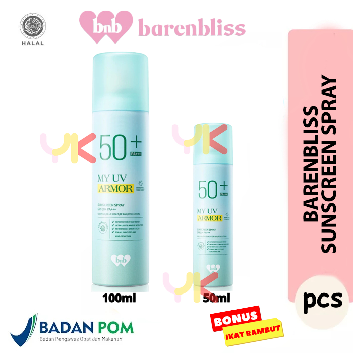 Jual BNB Barenbliss My UV Armor Sunscreen Spray SPF50+ PA+++ | Shopee Indonesia