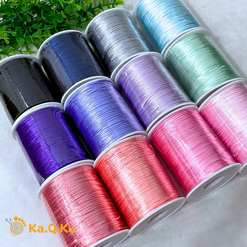 Jual 1 ROLL TALI SATIN SIZE 1MM | Shopee Indonesia