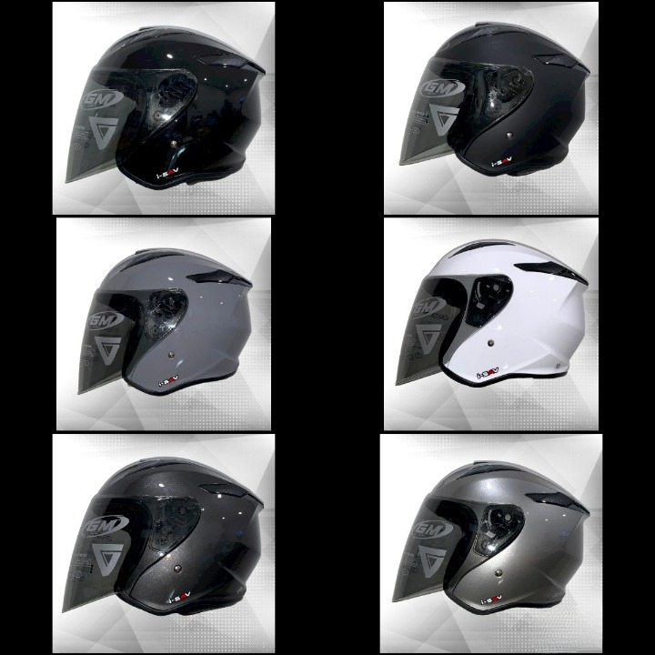 Jual HELM GM KING FIGHTER SOLID HELM MODEL TERBARU GM POLOS | Shopee ...