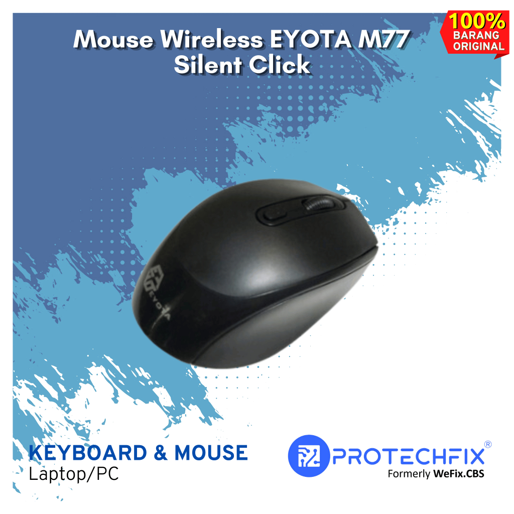 Jual Mouse Wireless EYOTA M77 Silent Click | Shopee Indonesia