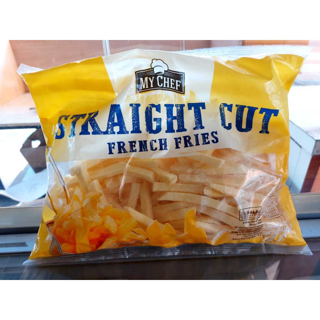 Jual MY CHEF FRENCH FRIES STRAIGHT CUT KENTANG GORENG BEKU KEMASAN 1KG ...
