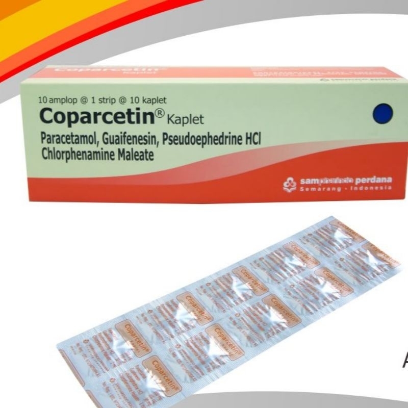 Jual Coparcetin tablet obat demam pilek batuk | Shopee Indonesia