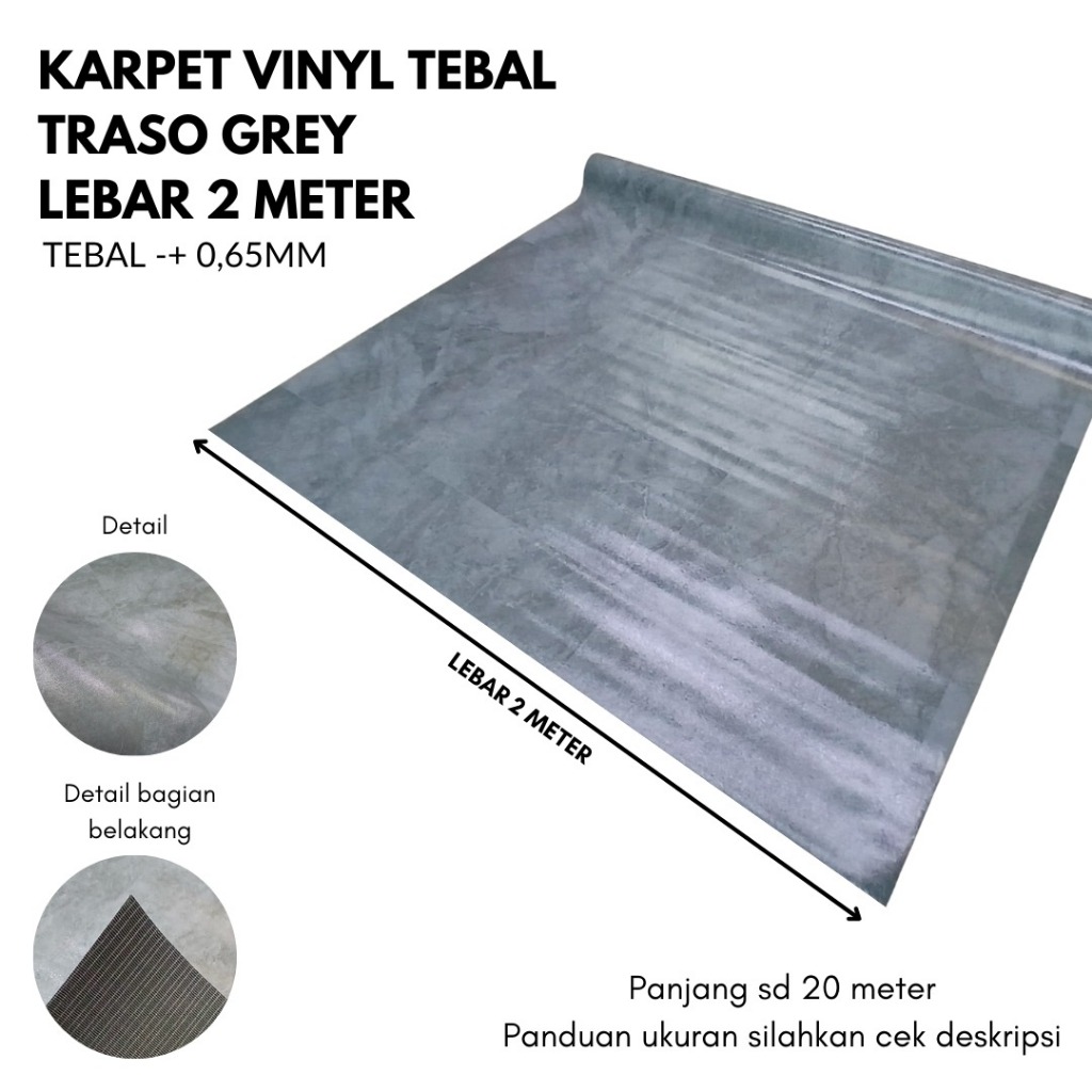 Jual KARPET LANTAI VINYL METERAN IMPORT TEBAL1 x 2 meter [METERAN ...