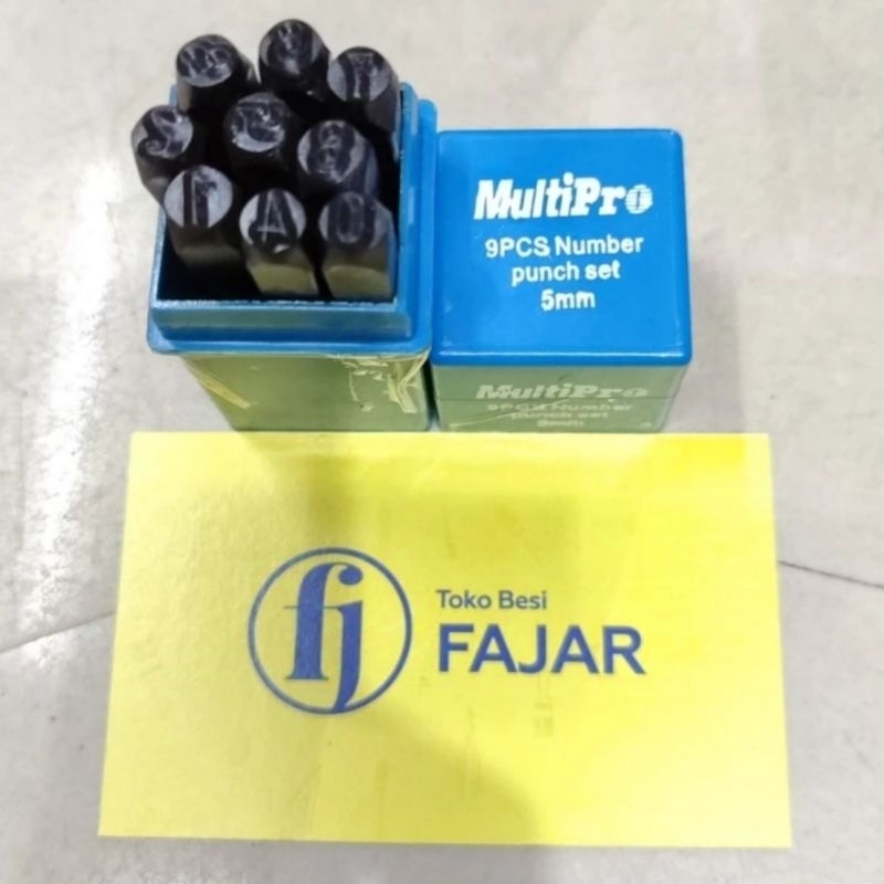 Jual Pon 5 mm 0 - 9 ( 9 pcs ) drip ketok getok angka nomor number punch ...
