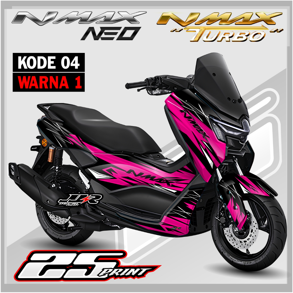 Jual STIKER NMAX NEO NMAX TURBO 2024-2025 FULL BODY 04 STICKER VARIASI ...