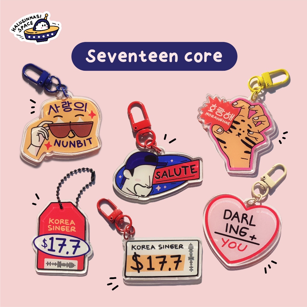 Jual Seventeen Core Acrylic Keychain [Seventeen Series by Halusinnasi ...
