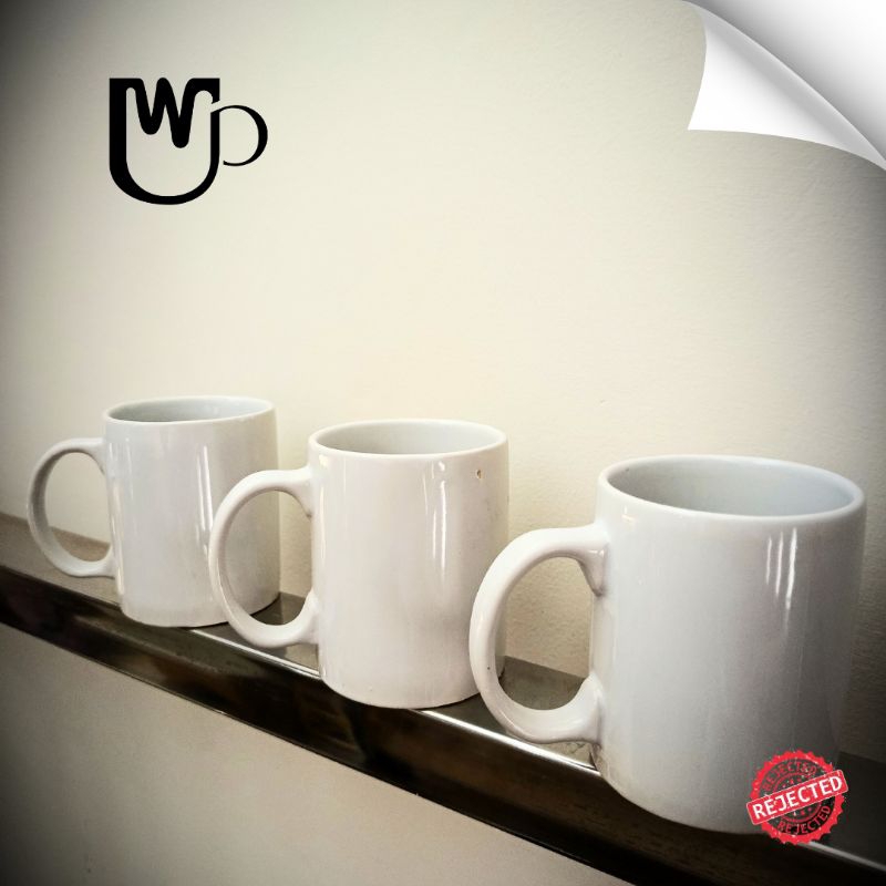Jual Gelas Mug Keramik Putih 11 Oz 300 ml - Produk BS Reject - SWU33 ...