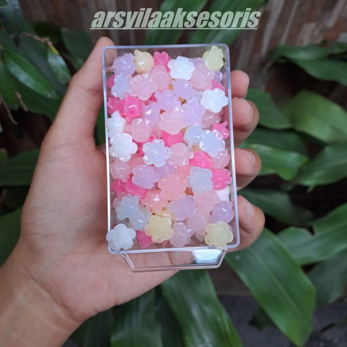 Jual Manik Mote Bunga Jelly Candyland Series | Shopee Indonesia