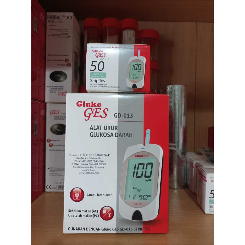 Jual PAKET ALAT UKUR GULA DARAH (GES GLUKOMETER) | Shopee Indonesia