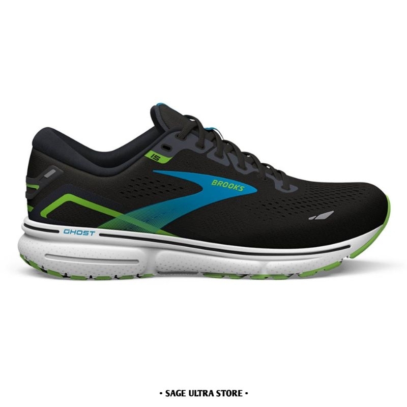 Jual Sepatu Lari Road Running Brooks Ghost 15 Men Pria Original ...