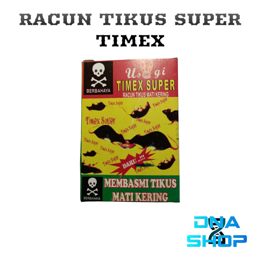 Jual Racun Pembasmi Tikus TIMEX SUPER Ampuh Mati Kering Tidak Bau ...