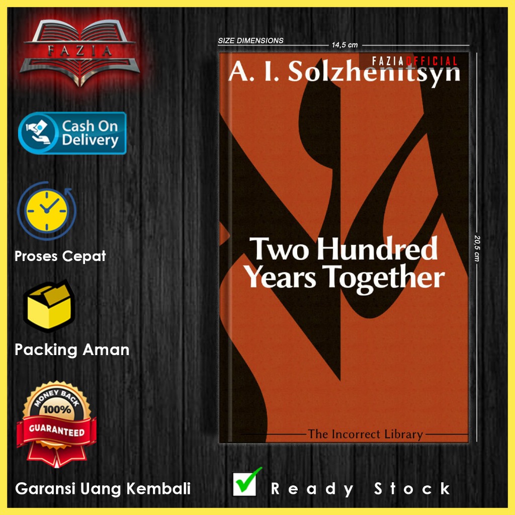 Jual Two Hundred Years Together by Alexander Solzhenitsyn (english ...