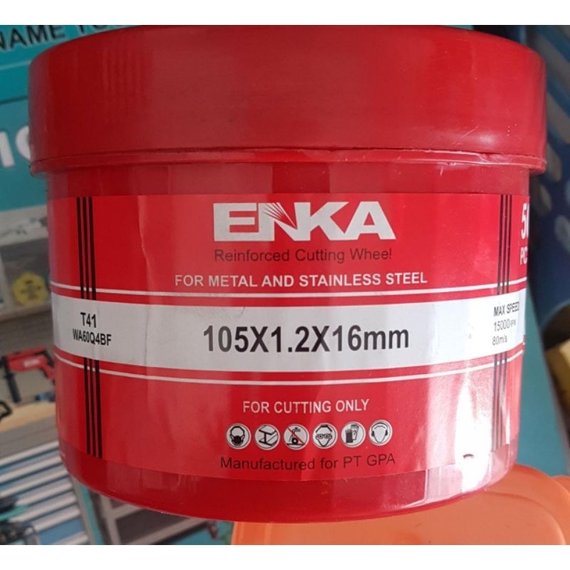 Jual ENKA Mata Gerinda Potong Batu Potong Cutting Wheel 4 Inch 300 pcs | Shopee Indonesia