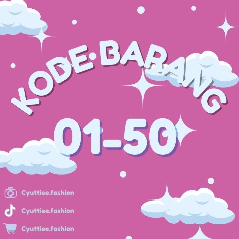Jual KODE CHECKOUT ( 01-50 ) | Shopee Indonesia