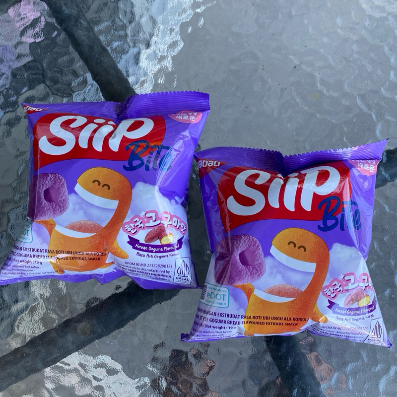 Jual Nabari Siip Bite Rasa Roti Goguma Korea Kemasan 19 gram isi 5 Pcs ...
