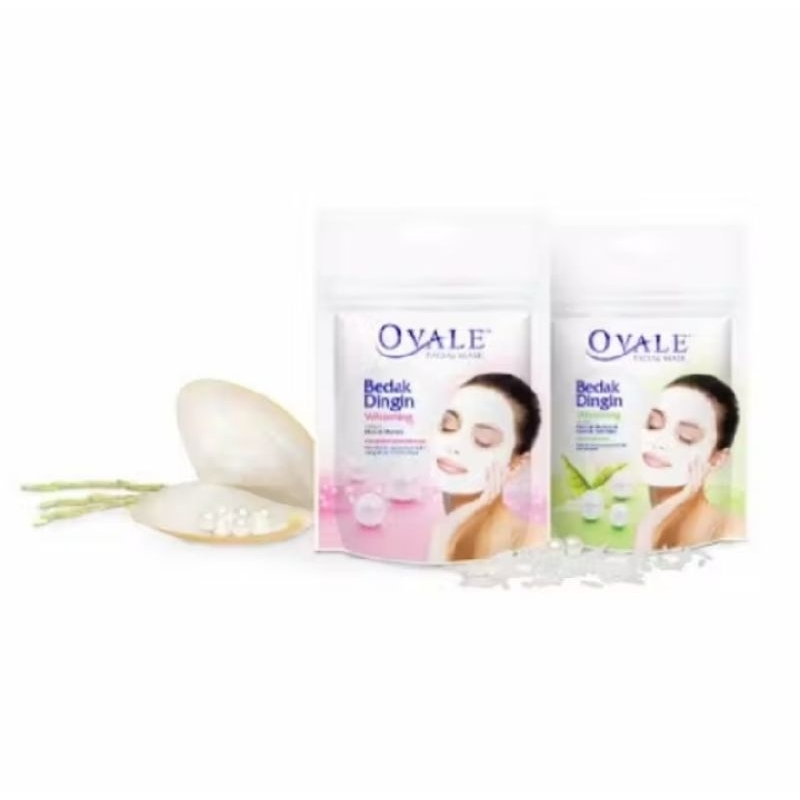 Jual Ovale Facial Mask Bedak Dingin (rijek kemasan) | Shopee Indonesia