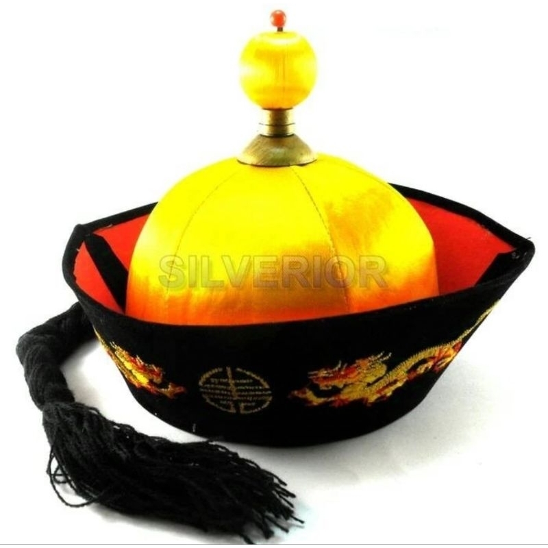 Jual Topi Mahkota Tradisional Kaisar Cina Chinese China Hanfu Emas ...