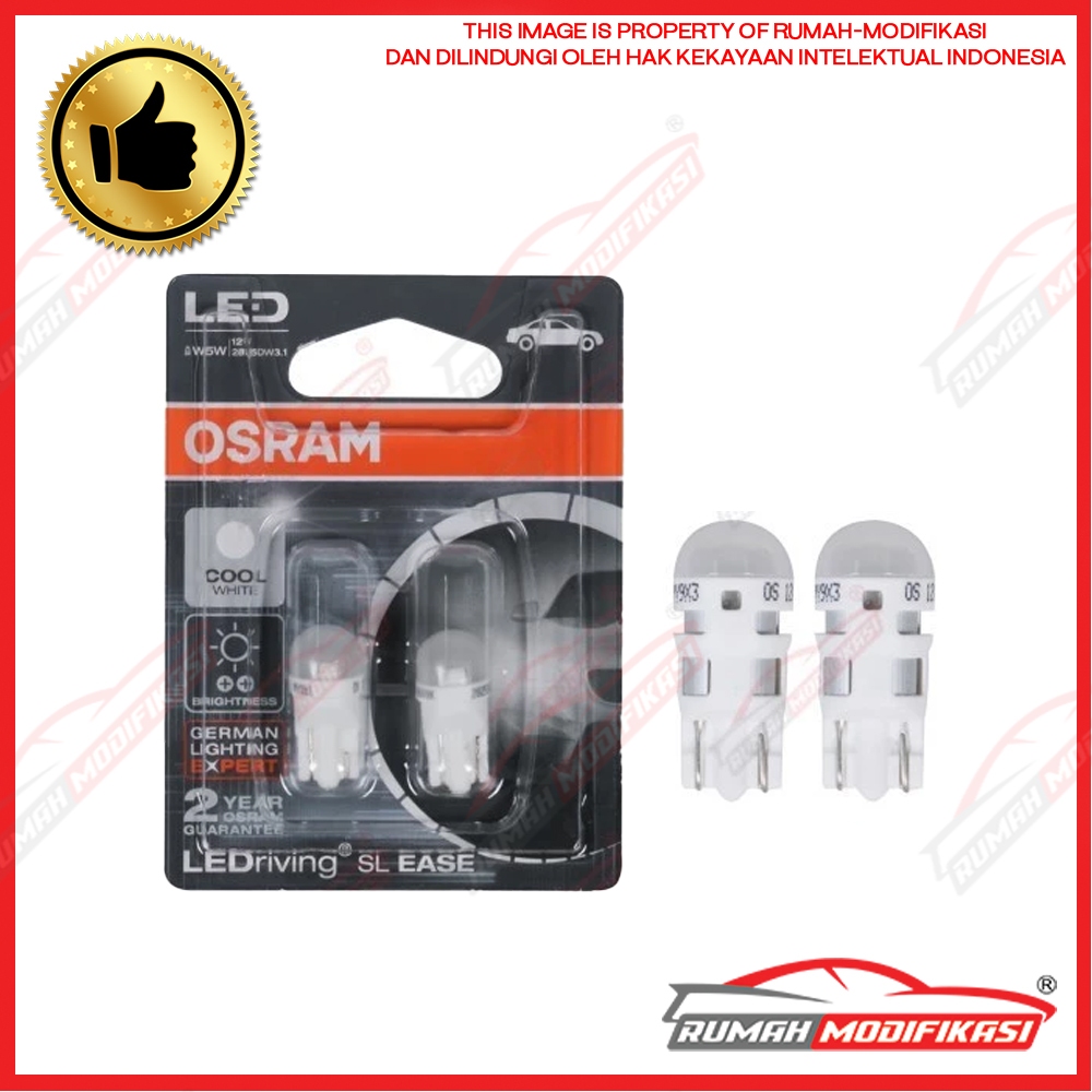Jual OSRAM - T10 - W5W - LAMPU SENJA - CABIN - LED - WHITE - FS ...